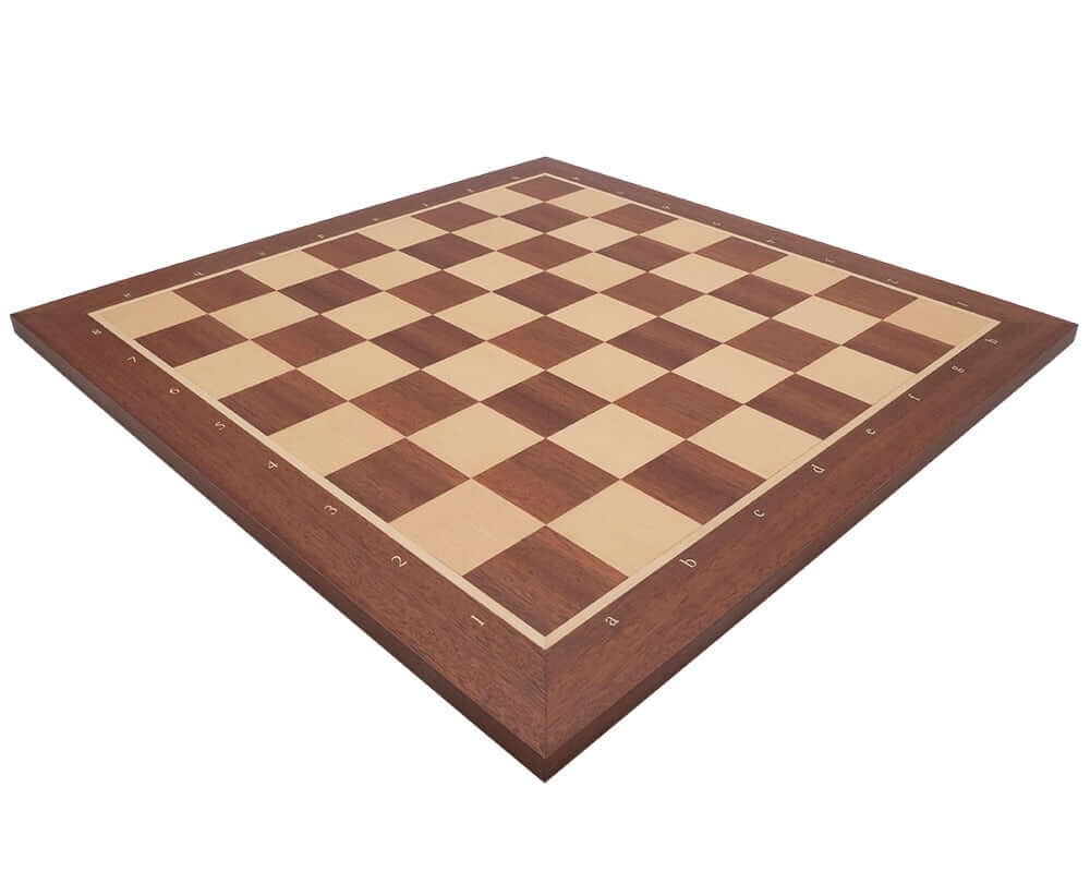 19" No.5 Inlaid Wooden Chess Board with Notation – ChessSets